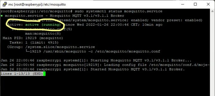 Instalacja Mosquitto MQTT Broker na RPi - Smart'ny Dom
