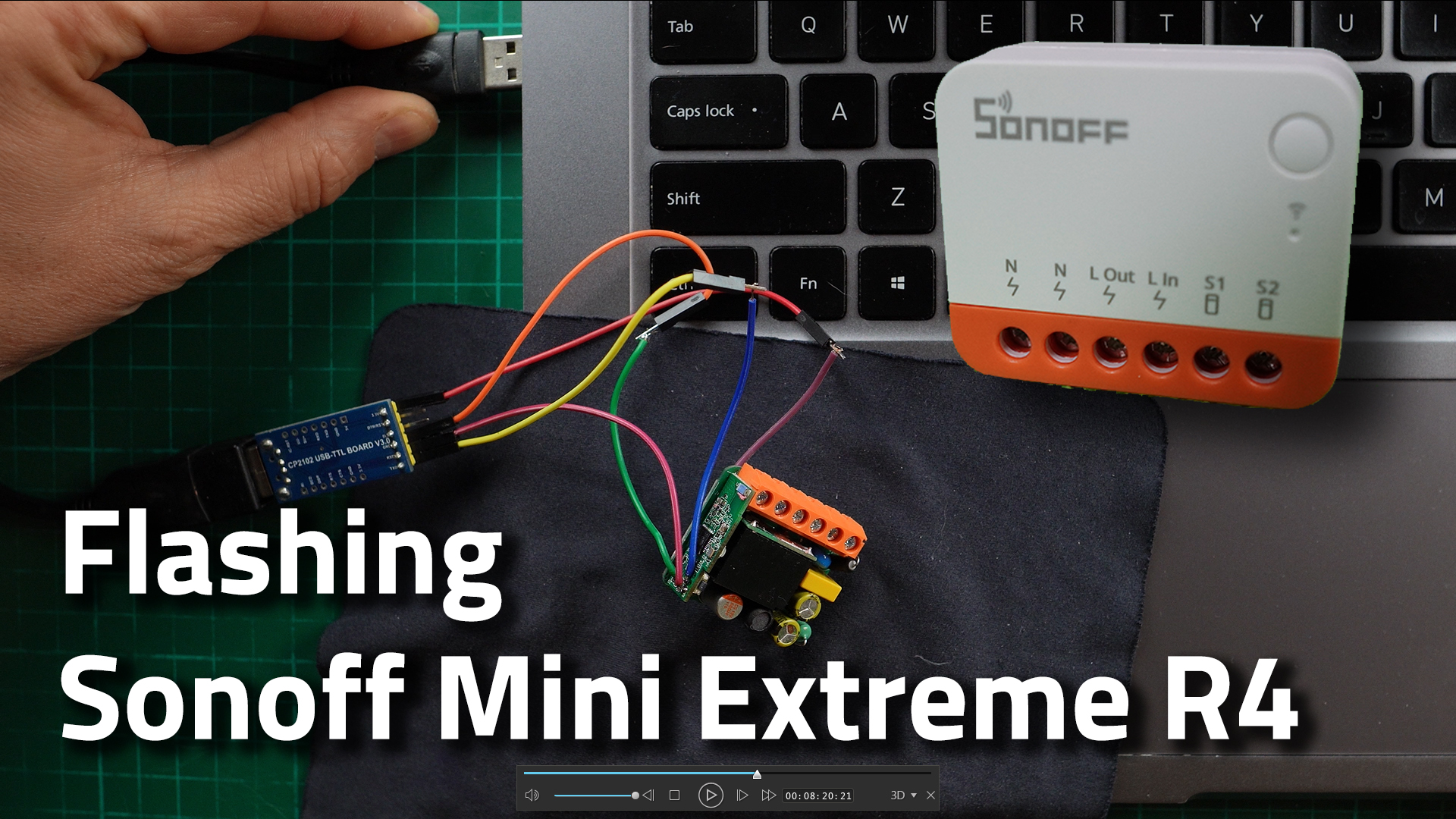 Wgrywanie firmware to Sonoff Mini Extreme R4 - Smart'ny Dom
